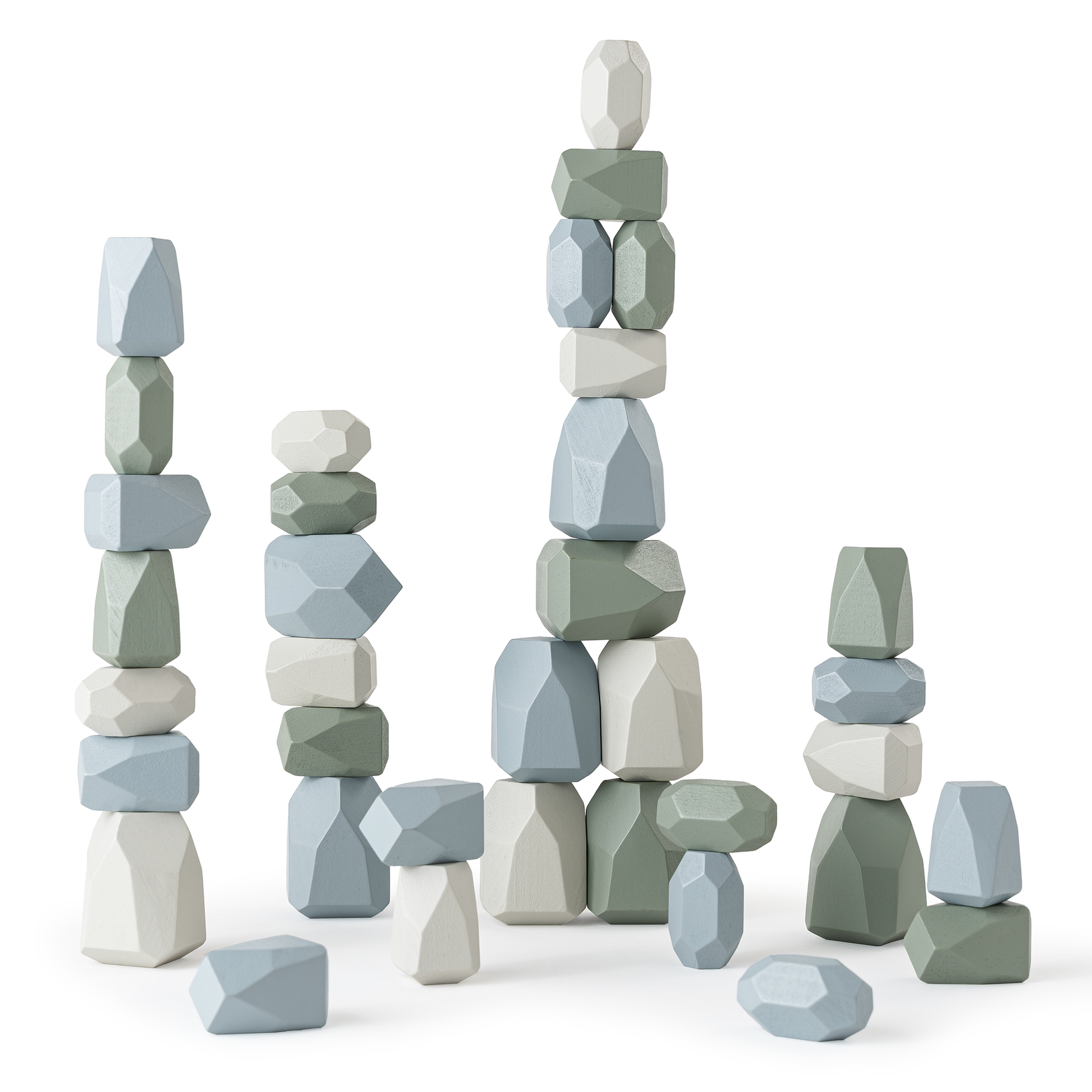Stacking Blocks for Toddlers by Comfy Cubs, Boy Pack